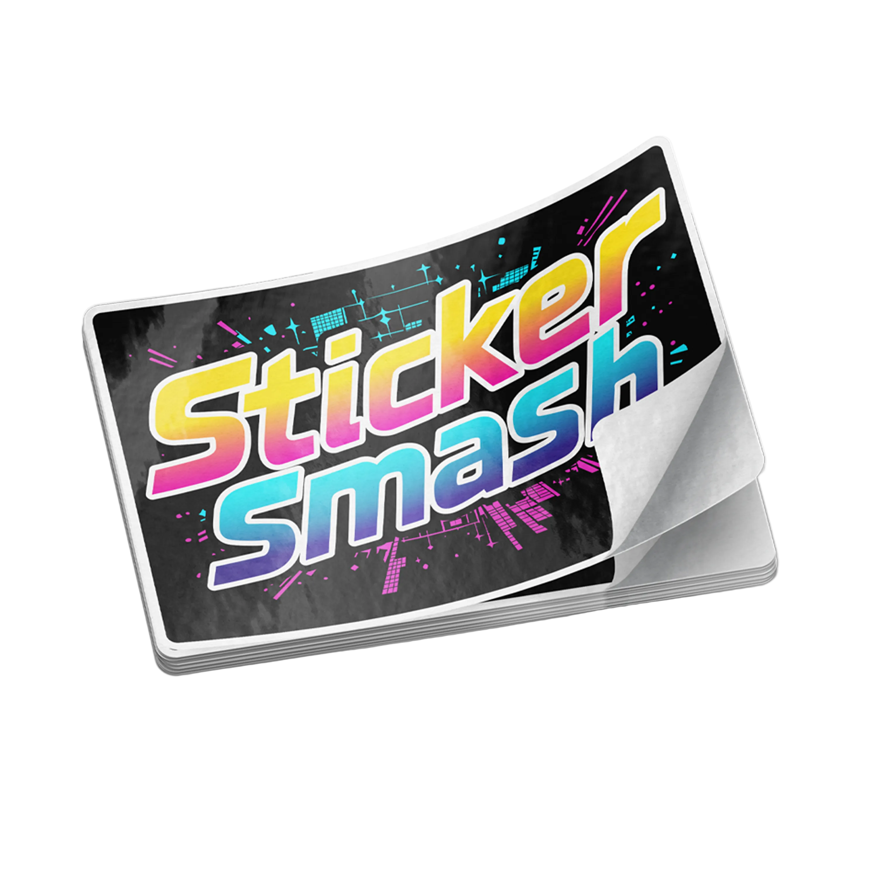 Custom Kiss Cut Stickers Printed Clean | Sticker Smash